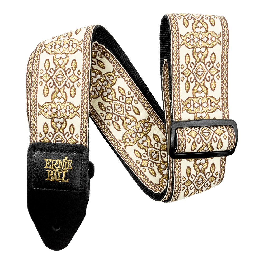 ERNIE BALL #5437 Classic Jacquard Guitar/Bass Strap Golden Tapestry ...