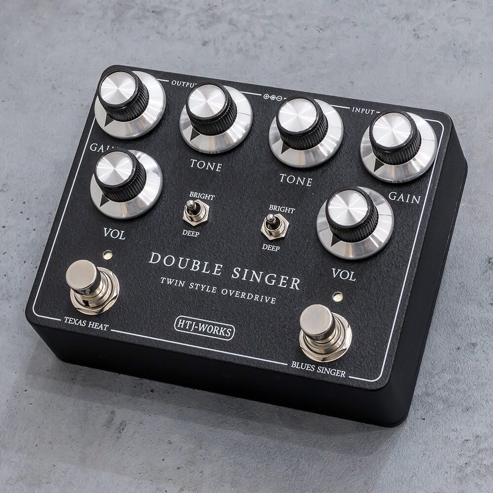 HTJ-WORKS DOUBLE SINGER -TWIN STYLE OVERDRIVE- Black｜ミュージックランドKEY