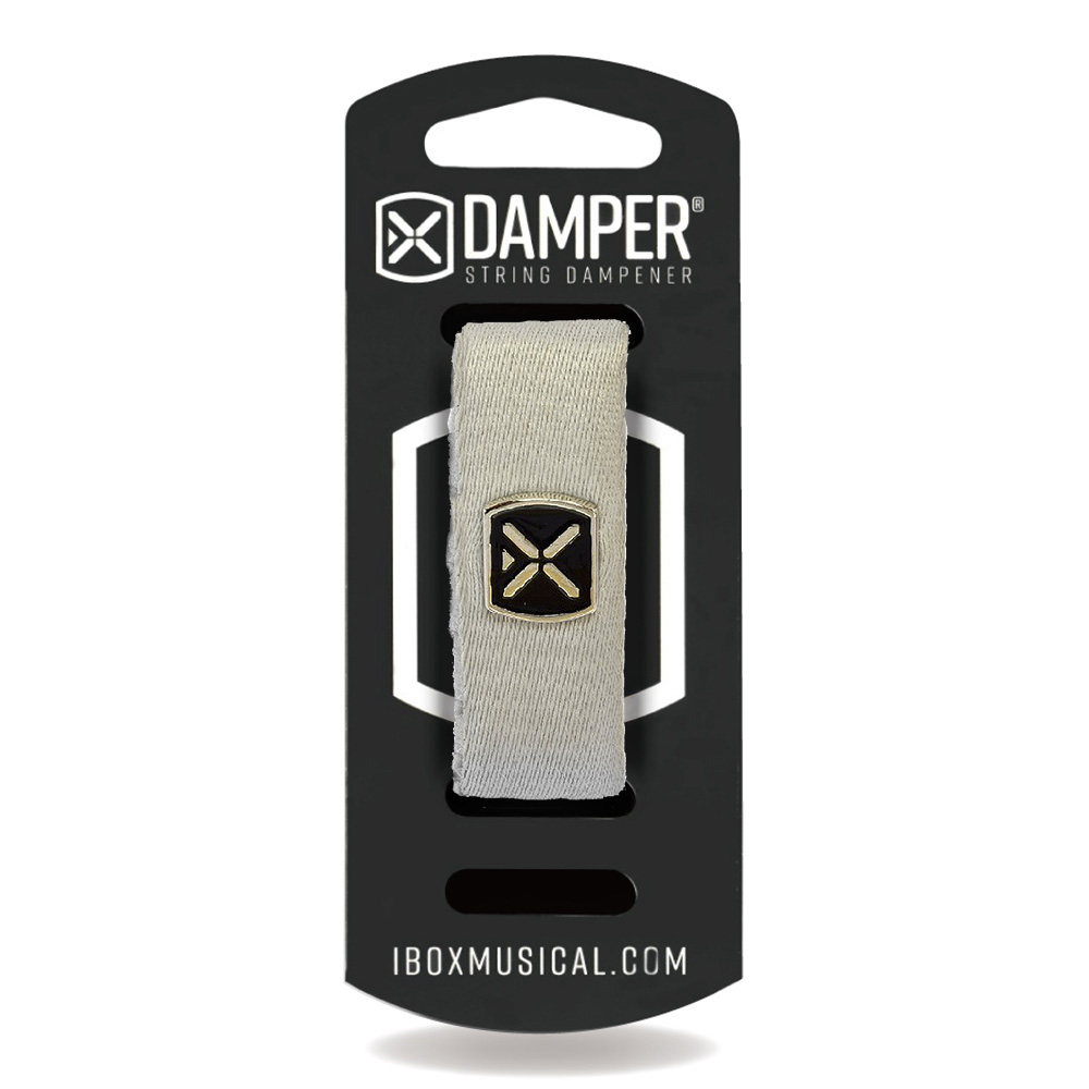 IBOX Musical STRING DAMPER - LIGHT GRAY POLYESTER & IRON TAG / MEDIUM ...