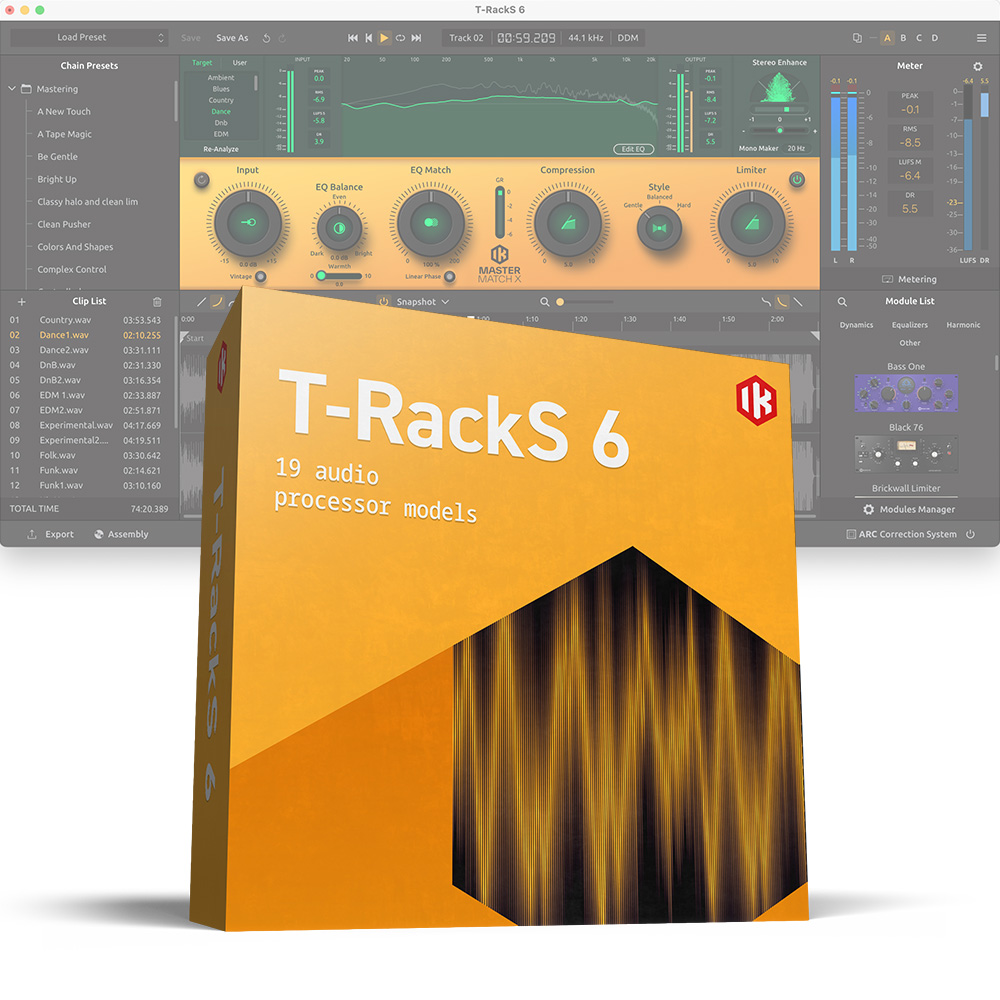IK Multimedia T-RackS 6｜ミュージックランドKEY