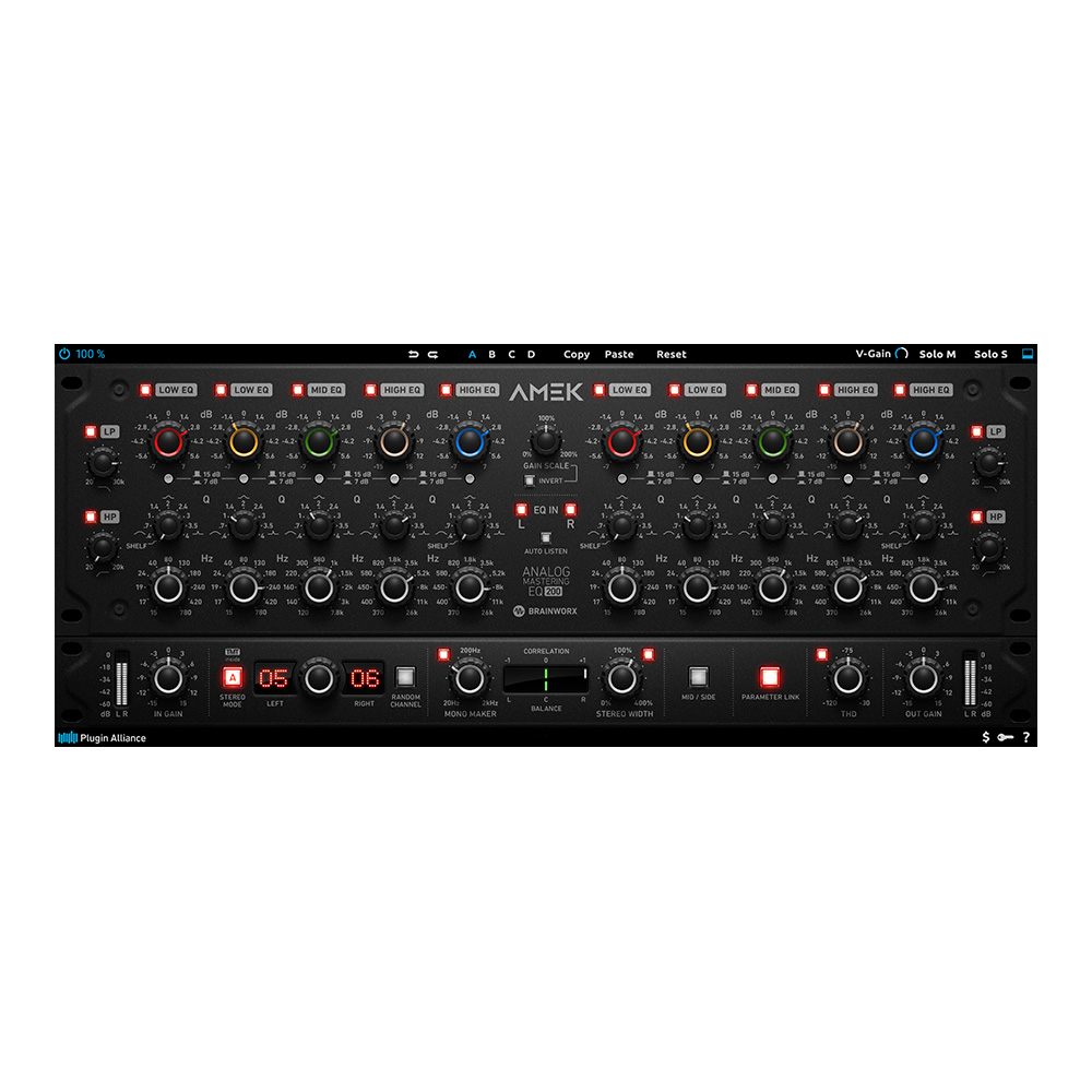 Plugin Alliance AMEK EQ 200｜ミュージックランドKEY