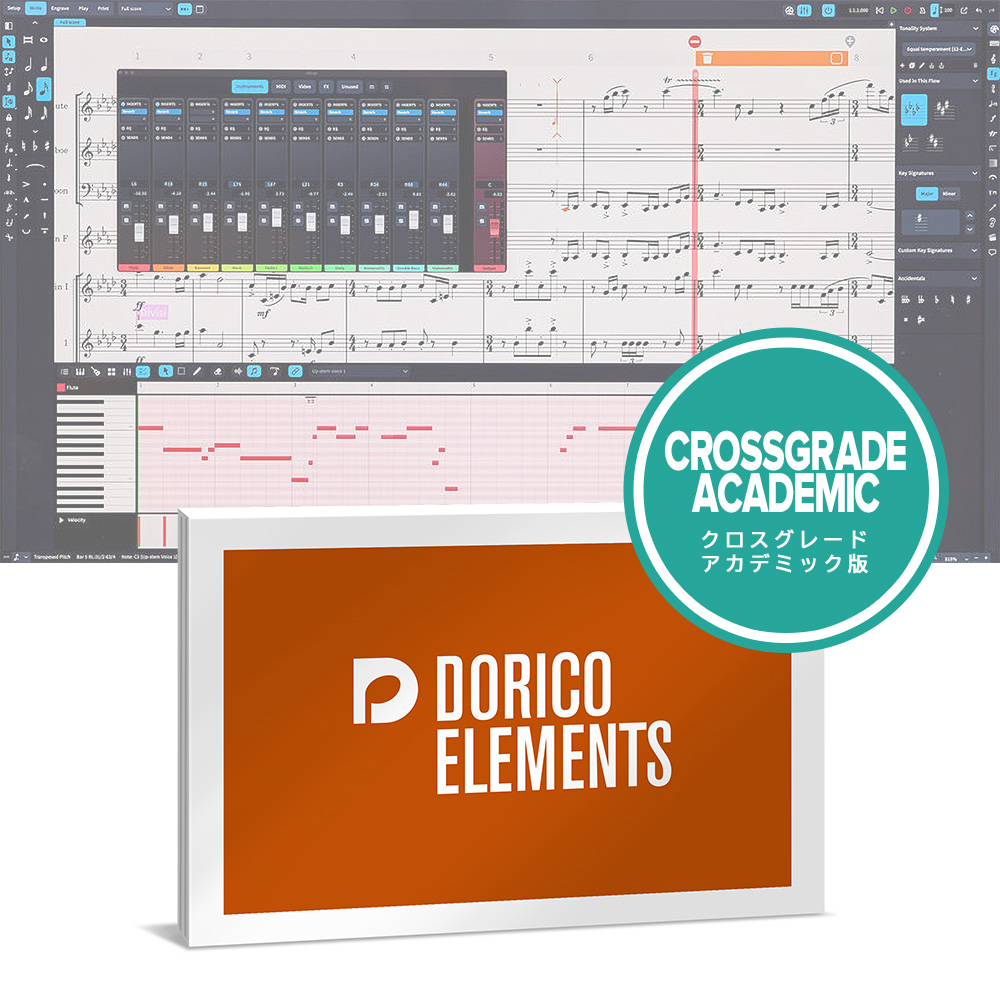 Steinberg Dorico Pro 5 クロスグレード アカデミック版 (DORICO PRO CG /E)｜ミュージックランドKEY