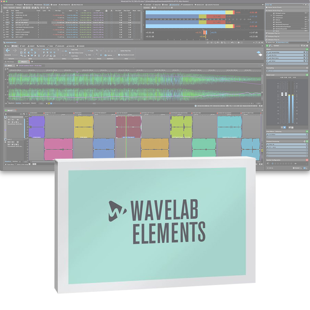 Steinberg WaveLab Elements 12 通常版（WaveLab Elements/R）｜ミュージックランドKEY