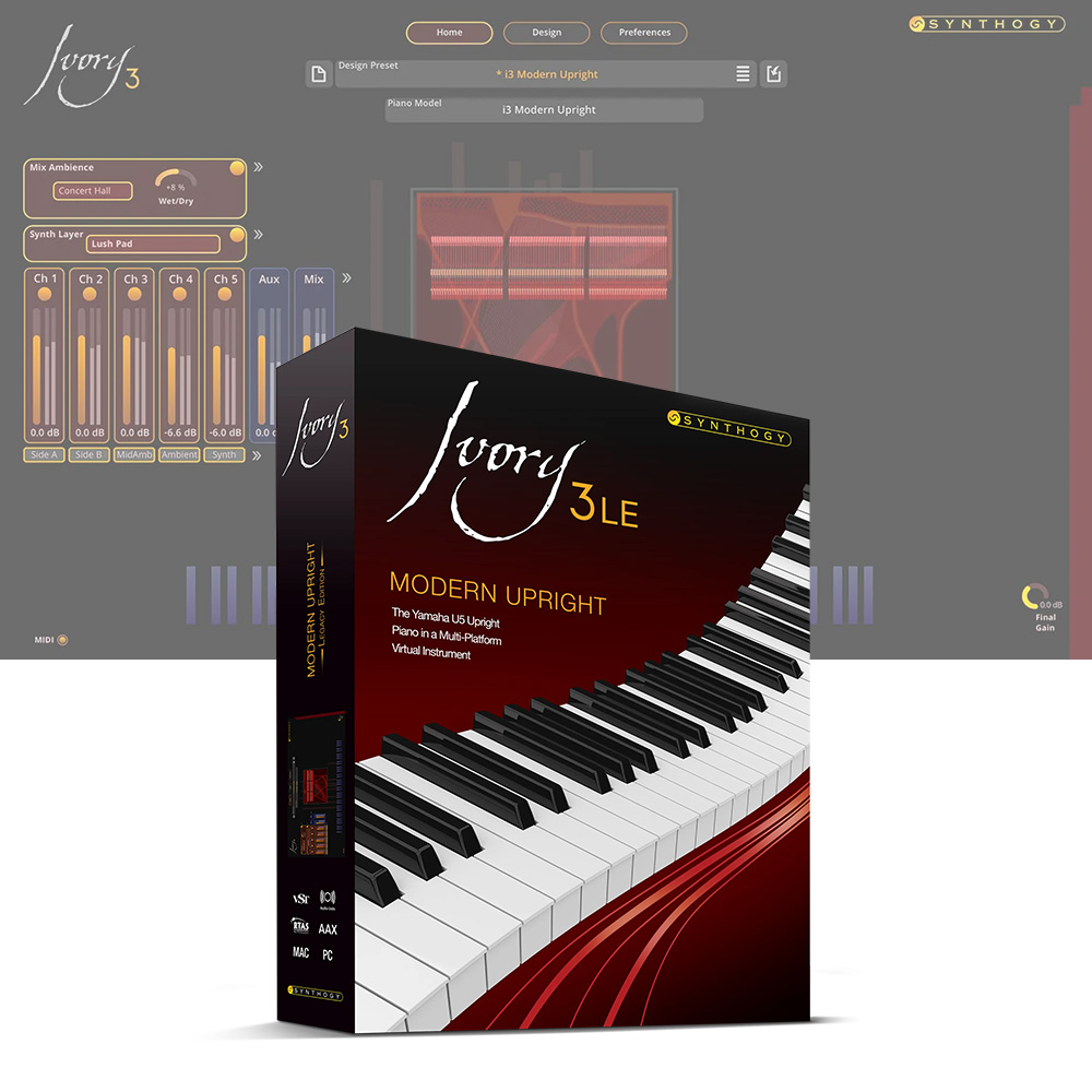 Synthogy Ivory 3 LE Modern Upright｜ミュージックランドKEY