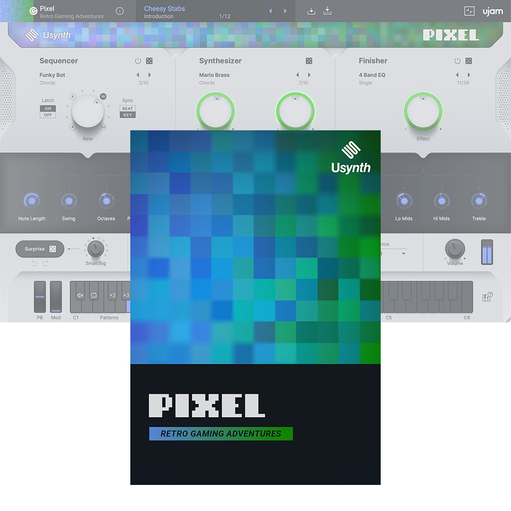 UJAM Usynth PIXEL｜ミュージックランドKEY